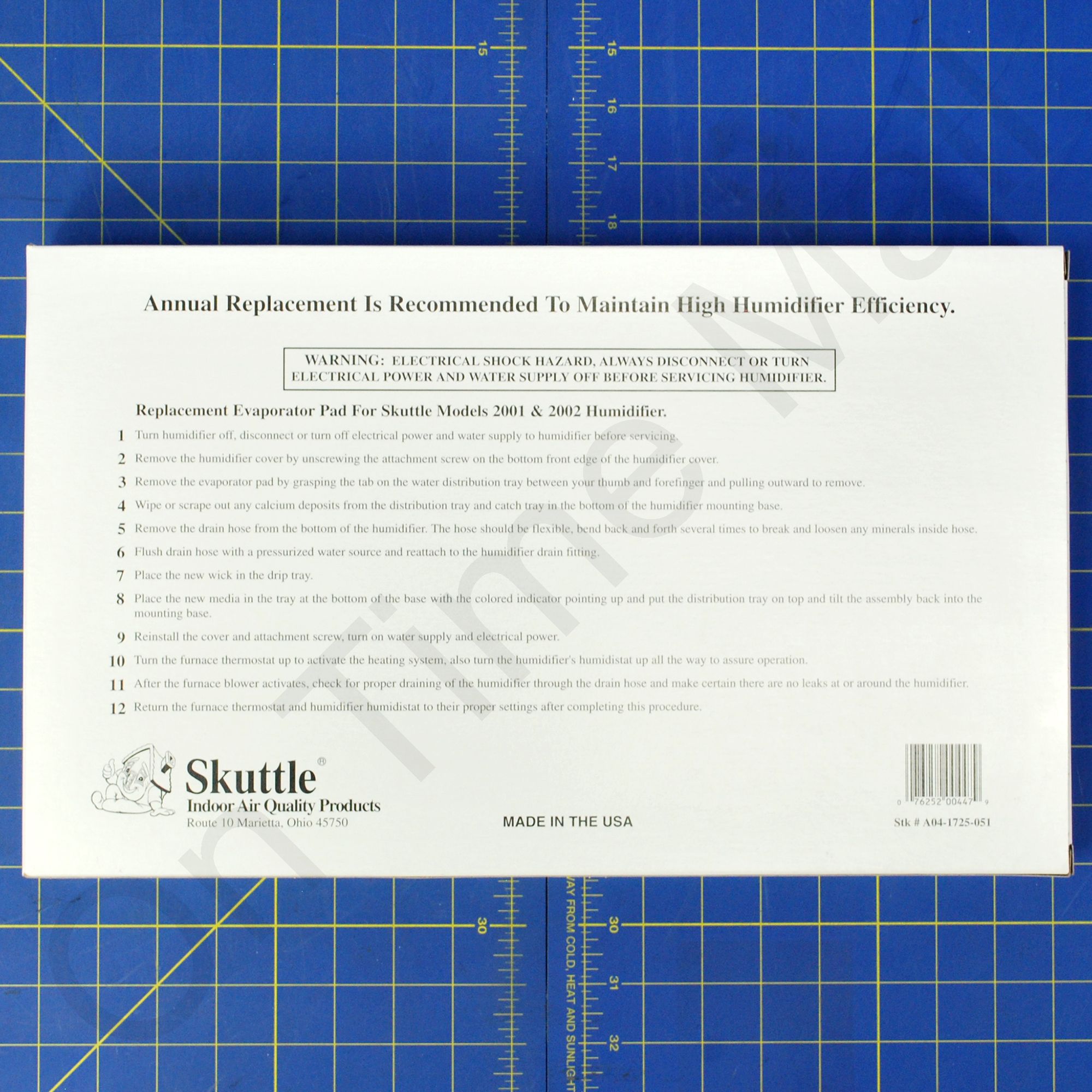 Skuttle A04-1725-051 Humidifier Filter (2 Pack)